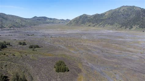 Sea Of Sand Mount Bromo At Indonesia Stock Image Image Of Hills East