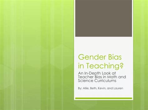 PPT Breaking Gender Bias In Education A Critical Examination Of Gender Disparity In STEM