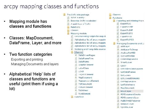 The Arcpy Mapping Module What Mapping Can Do