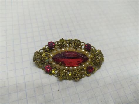 Вінтажна ажурна брошка — ціна 450 грн у каталозі Брошки Купити аксесуари за доступною ціною на