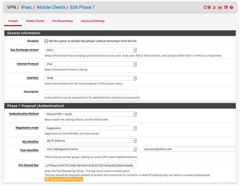 Trying To Configure Ipsec For Ios 13 3 1 Fails With Negotiation With The Vpn Server Failed