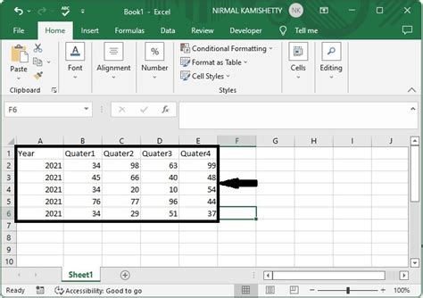 Excel 如何将矩阵式表格转换为三栏式表格极客教程