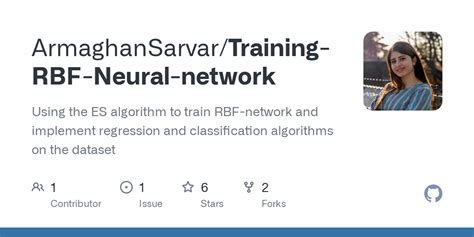 github armaghansarvar training rbf neural network using the es