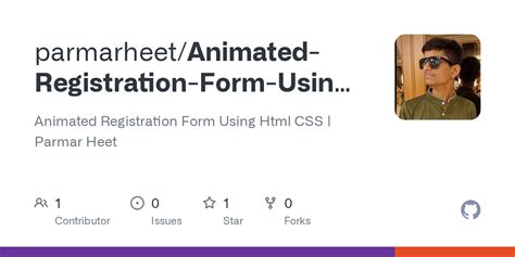Github Parmarheetanimated Registration Form Using Html Css Animated Registration Form Using