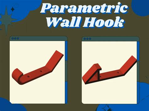 Parametric Wall Hook Generator By Models Makerworld