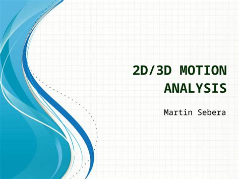 Pptx 2d3d Motion Analysis Dokumentips