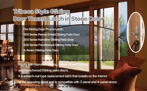 Thumb Latch For Andersen Sliding Patio Door Lock Fits Narroline Perma Shield Frenchwood