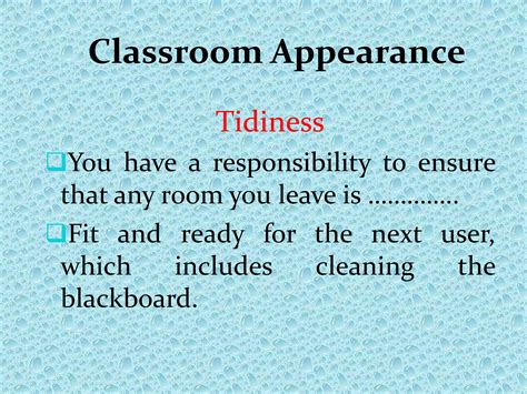 21 A Classroom Org Classroom Appearance Ppt