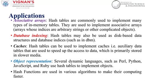 Hashing Pptx Databases Computer Software And Applications