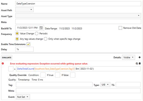 Calculations Deltatotalcount Cannot Exceed Limits Of Source Datatype