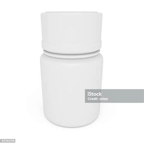 의학 개념 빈 화이트 약 병 흰색 배경에 고립 된 3d 그림 3차원 형태에 대한 스톡 사진 및 기타 이미지 3차원 형태 개념 건강관리와 의술 Istock
