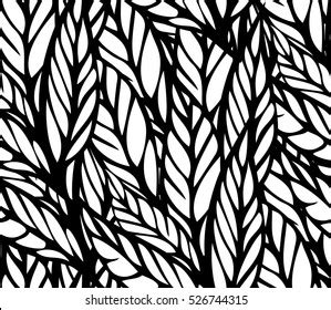 Seamless Pattern Leaves Stock Vector Royalty Free 526744315 Shutterstock