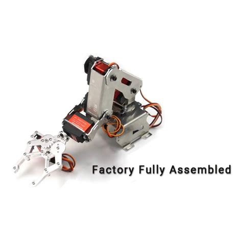 dfrobot 6 dof 25kg digital servo educational desktop robotic arm v2