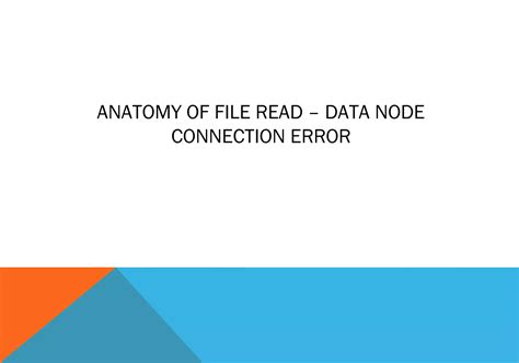 Anatomy Of File Read In Hadoop Ppt Data Storage And Warehousing