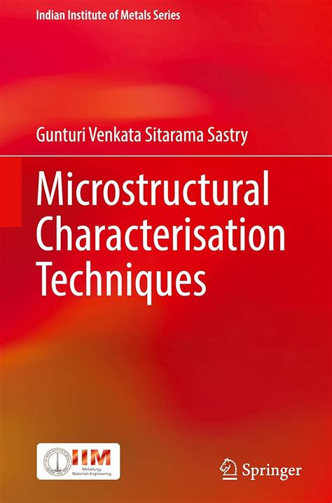 Microstructural Characterisation Techniques Buy Online At Best Price