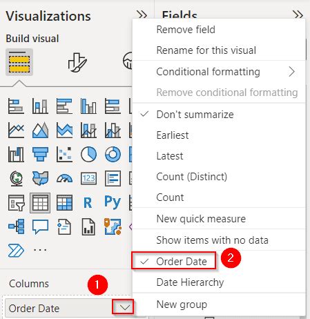 How To Remove Date Hierarchy In Power BI