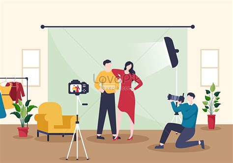 전문 모델 일러스트레이션 일러스트 무료 다운로드 Lovepik