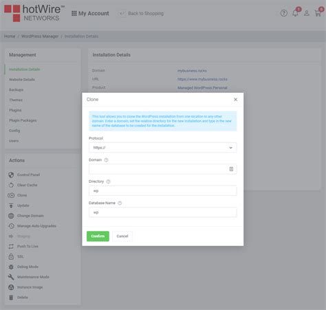 Knowing How To Use Clone In WordPress Manager Help Center