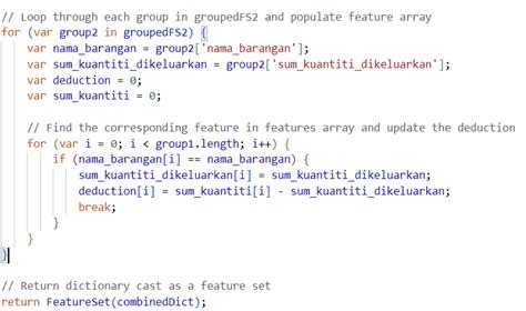 Can Anyone Check If My For Loop Syntax Is Correct Im Using Arcade