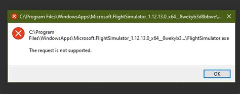 MSFS Error On Launch FIXED General Discussion Microsoft Flight Simulator Forums