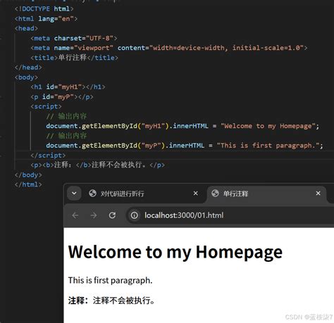 Javascript注释 Csdn博客
