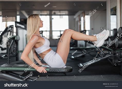 Sexy Beautiful Fitness Woman Model Blonde Stock Photo Shutterstock