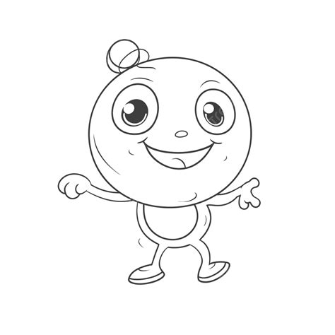 미스터 오렌지 색칠 페이지 개요 스케치 그림 벡터 움직이는 그림 이동 개요 움직이는 스케치 PNG 일러스트 및 벡터 에 대한 무료 다운로드 Pngtree