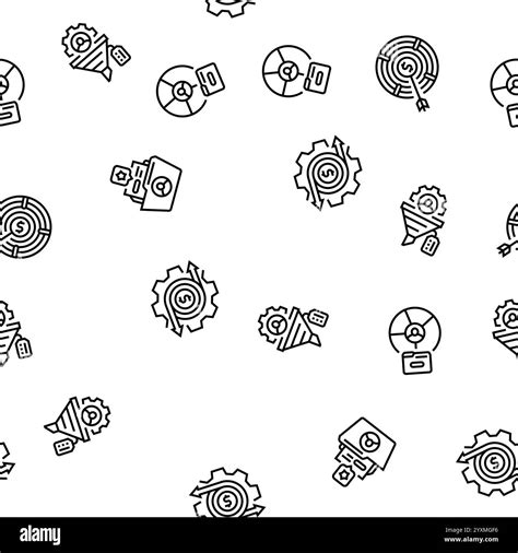 Technical Sales Engineer Service Seamless Pattern Vector Stock Vector