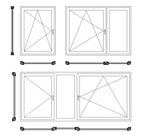 Windows Dynamic Blocks Detail Elevation D View Autocad File