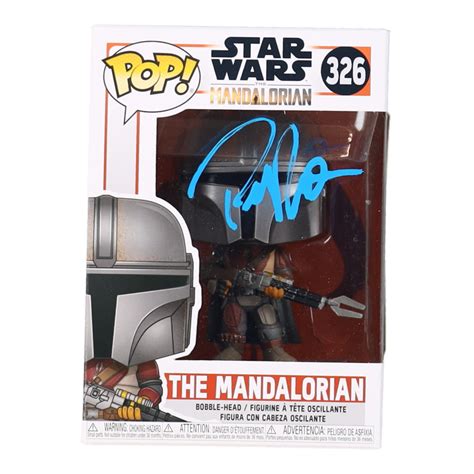 Pedro Pascal Signed The Mandalorian 326 The Mandalorian Funko Pop Vinyl Figure Beckett