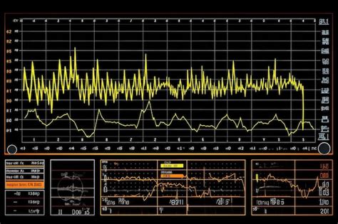 Premium Ai Image Oscilloscope Waveform On Its Screen Generative Ai
