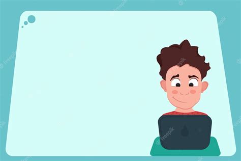 Premium Vector Young Programmer Man Character Coding On Notebook Or Having Romantic Chart In