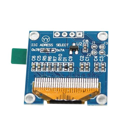 High Resolution Iic Serial Oled Display Module 128x64 White Oled For