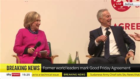 Tony Blair Gets Starstruck During Hillary Clinton Interview Politics News Sky News