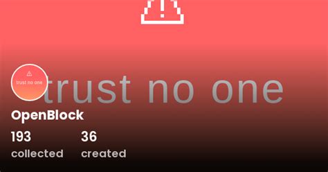 openblock profile opensea