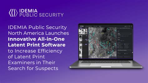 Idemia Public Security North America Launches All In One Latent Print
