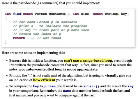 Solved Your Job Is To Complete The Find Function Which Chegg