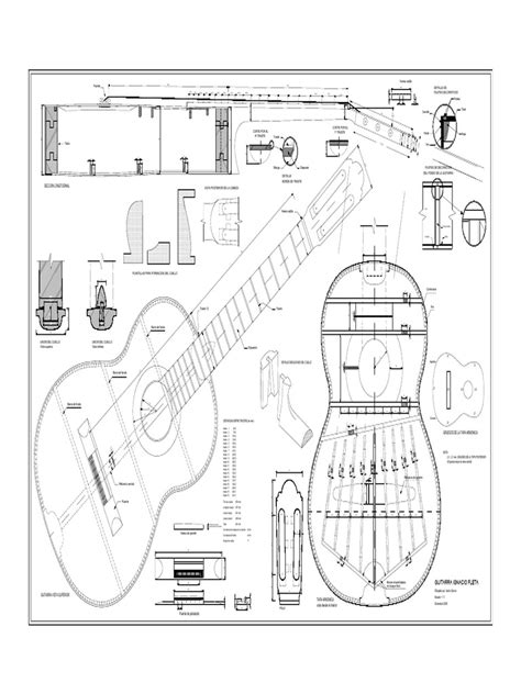 Planos Y Medidas De Guitarra Clásica Pdf