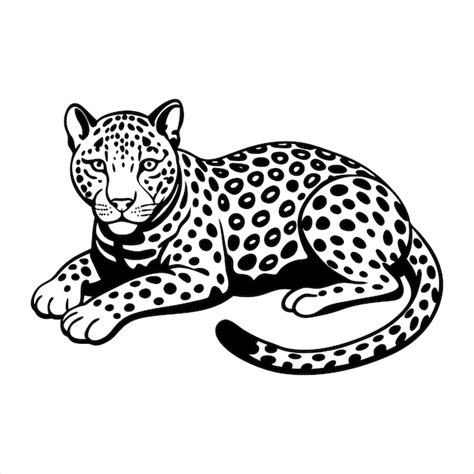 Leopard Stretche Svg Premium Ai Generated Vector