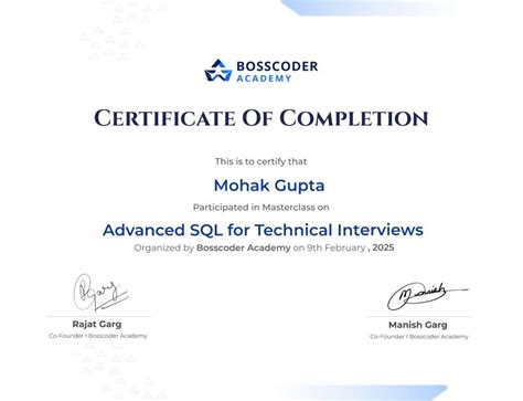 Mohak Gupta On Linkedin Sql Technicalinterviews Learning