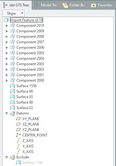 solved import inventor part assemblies datums ptc community