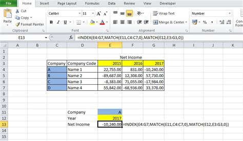 Terus Belajar Rumus Excel Index Match
