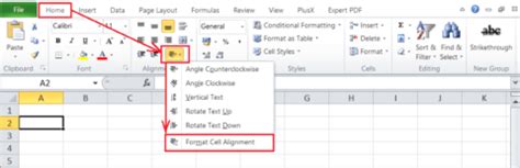 How To Rotate Cell Contents In Excel Rotate Text In A Cell Earn Excel