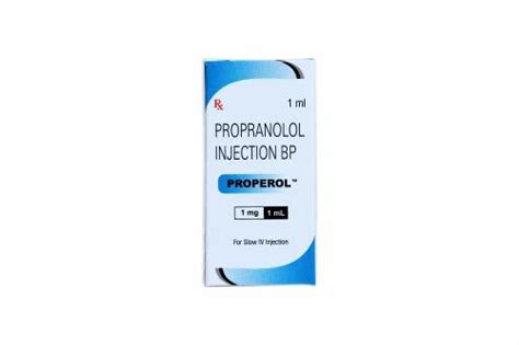 Propranolol Injection Bp 1 Mg 1 Ml At ₹ 101 Stripe Inderal Tablets In Mumbai Id 2853203314973
