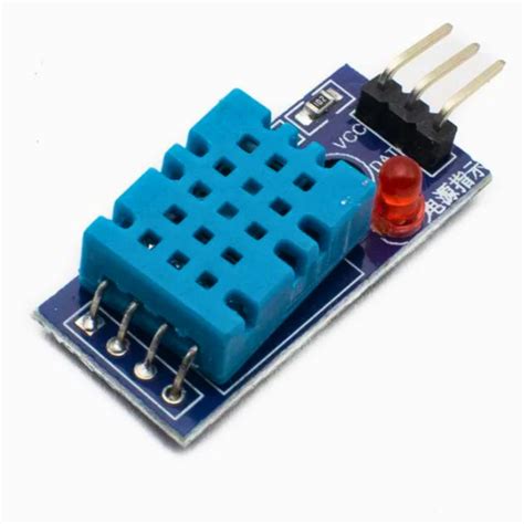 Dht11 Module With Led Temperature And Humidity Sensor Atom Lab
