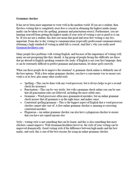 Grammar Checker Articles Pdf