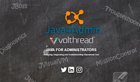 Java4admin Java For Administrators Traning Application Volthread