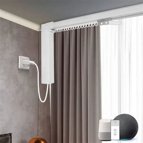 CUSTOM Linen Automatic Window Curtain For RESIDENCE COMMERCIAL Remote At 7500 In Bengaluru