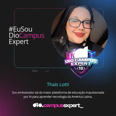Dio Campus Expert Thaís Lotti Dio