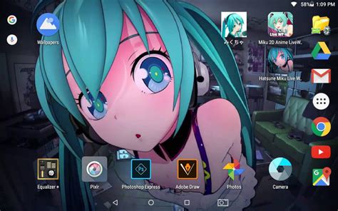 Miku Live Wallpaper By Trackdancer On Deviantart